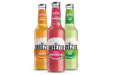 bacardi breezer range