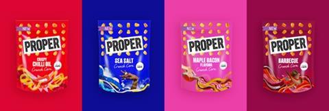 Proper has extended its portfolio with the launch of four Crunch Corn ...