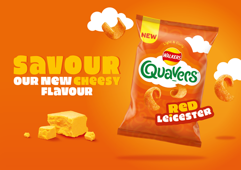 New Quavers Red Leicester cheese flavour launched by Walkers ...