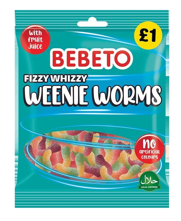 Bebeto reveals Fizzy Whizzy Weenie Worms | Product News | Convenience Store