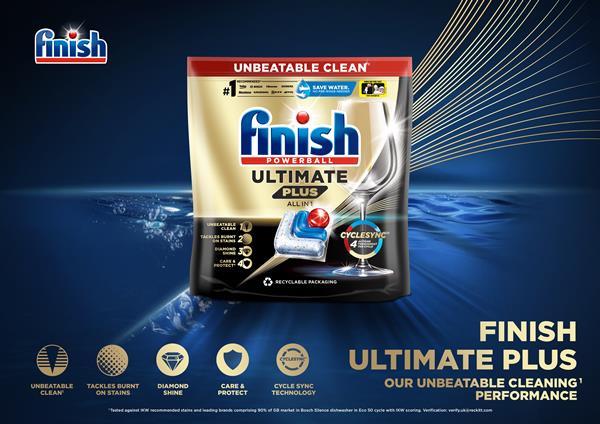 Finish unveils new Finish Ultimate Plus dishwasher tablets | Product ...