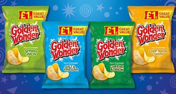 Golden Wonder launches best-selling crisp flavours in £1 PMP packs ...