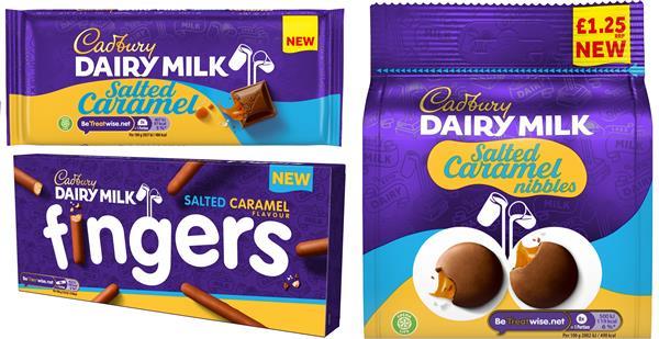 Mondelez reveals Cadbury Dairy Milk Salted Caramel range | Product News ...