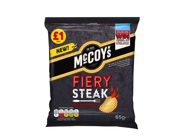 McCoy’s adds heat with Fiery Steak variant | Product News | Convenience ...
