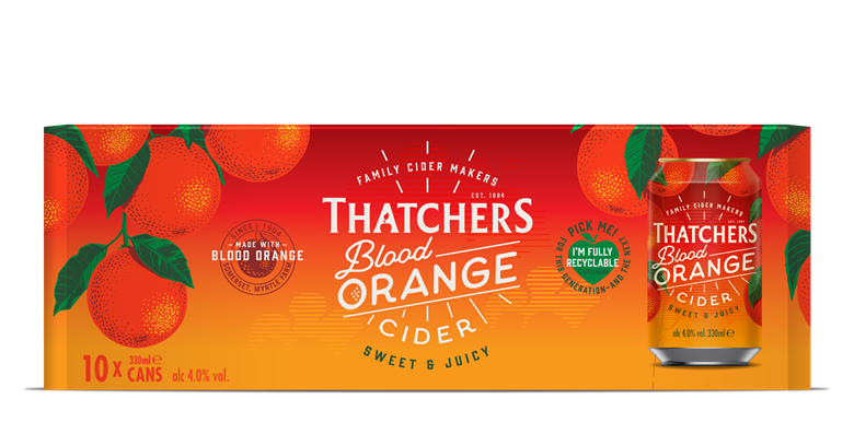 Thatchers Blood Orange Cider available in 10-pack | Product News ...
