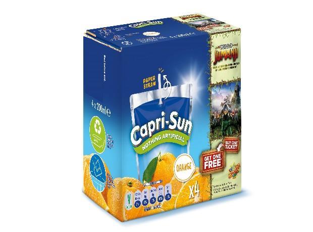 Capri-Sun teams with Merlin Entertainment for World of Jumanji ...