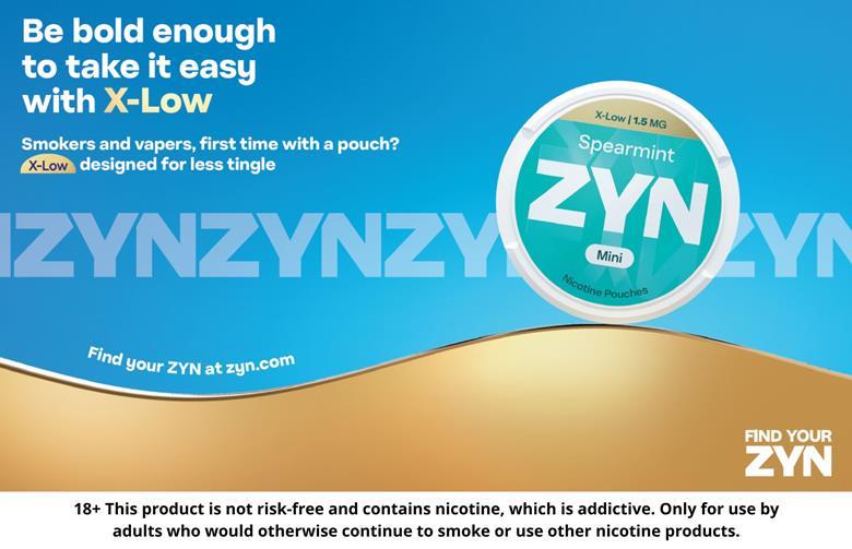 PML announces new campaign for its Zyn X-Low 1.5mg pouches ...