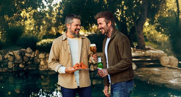 David Beckham and Matt Damon feature in Stella Artois’ Super Bowl ...