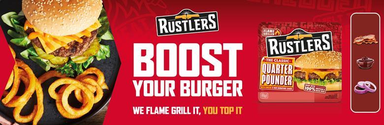 Rustlers encourages shoppers to boost their burger | Product News ...