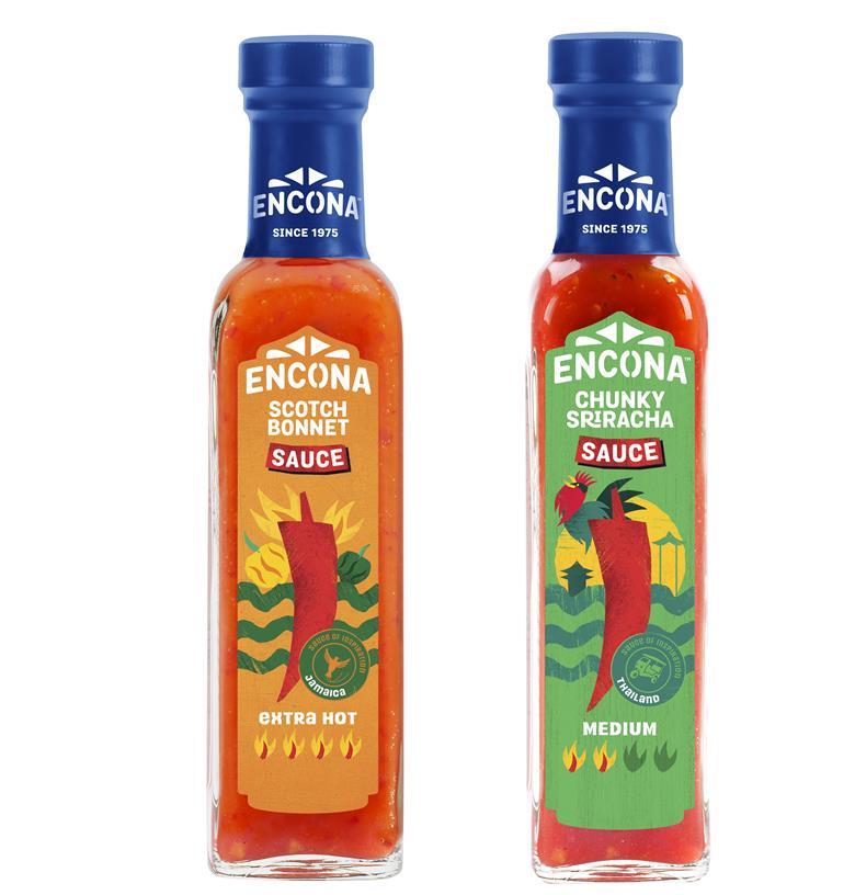 Updated look and new flavours for Encona hot sauces | Product News ...