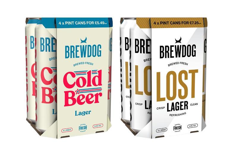 BrewDog launches pint-sized cans for Lost Lager and Cold Beer ...