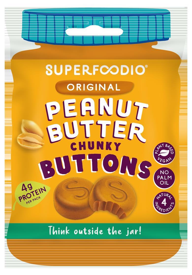 Superfoodio launches peanut butter buttons | Product News | Convenience ...